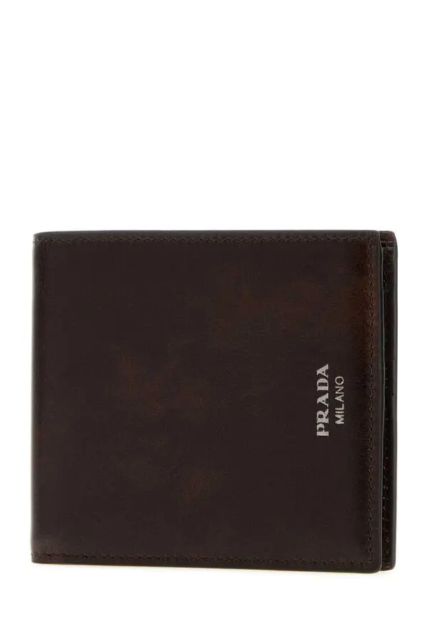 Prada Chocolate Leather Wallet