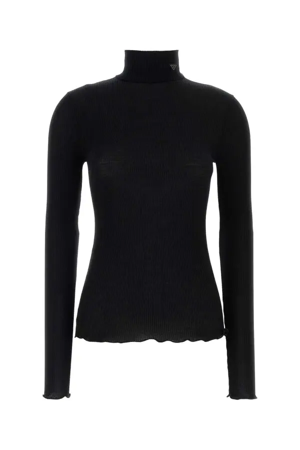 Prada Wool Blend Sweater - Black