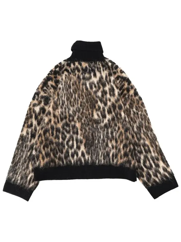 GANNI High Collar Sweater - Multicolor