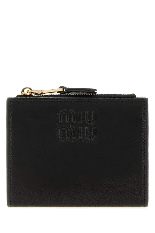 Miu Miu Nappa Leather Wallet - Black