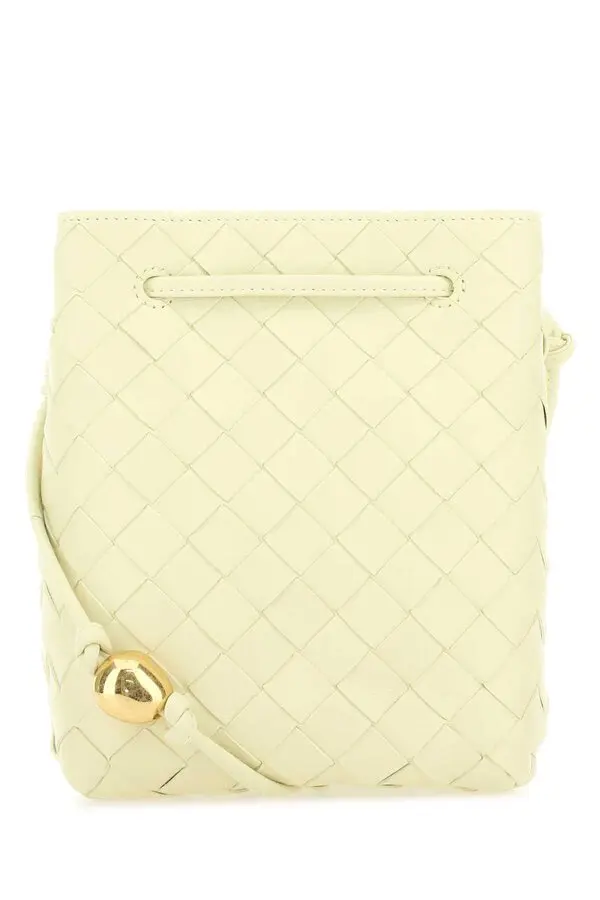 Bottega Veneta Pastel Leather Bucket Bag - Yellow