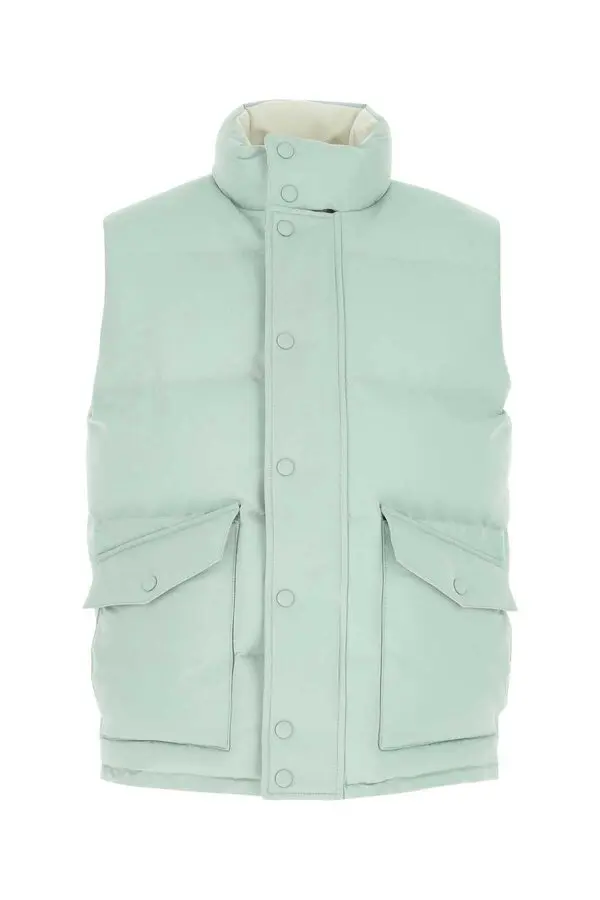 Alexander McQueen Sea Polyester Sleeveless Padded Jacket - Green