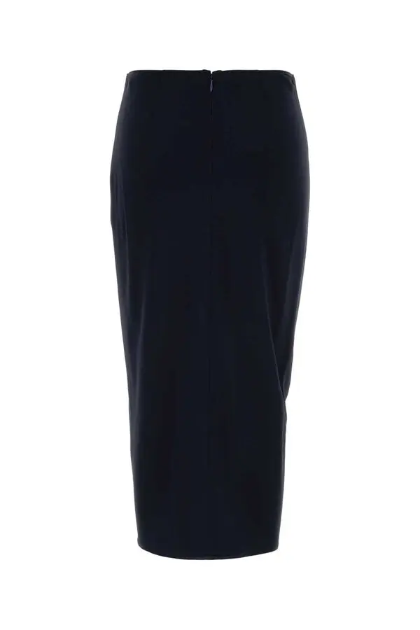 Stella McCartney Midnight Viscose Skirt