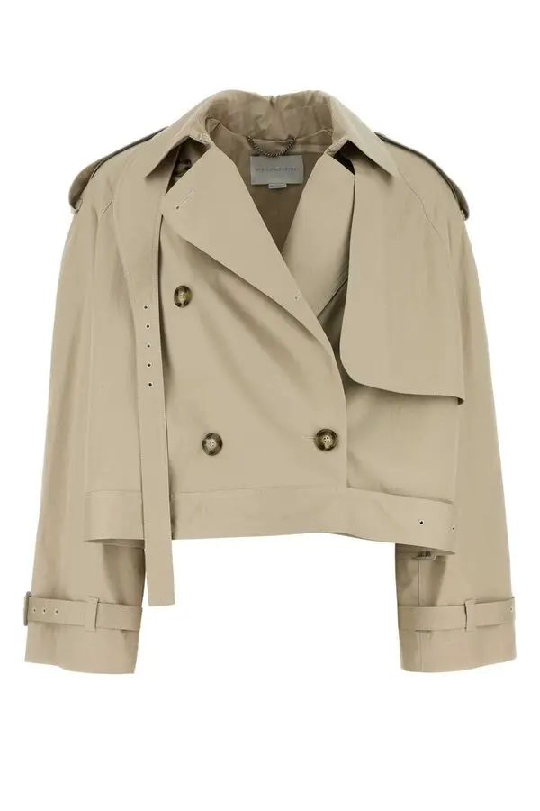 Stella McCartney Sand Cotton Trench Coat