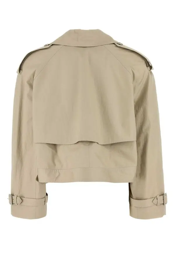 Stella McCartney Sand Cotton Trench Coat