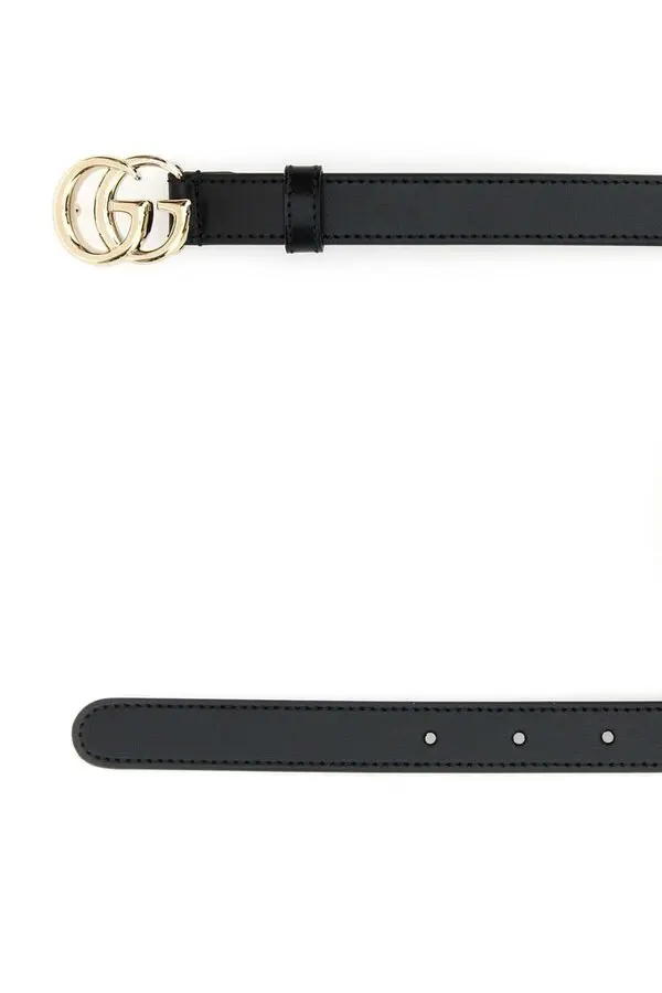 Gucci Leather Gg Belt