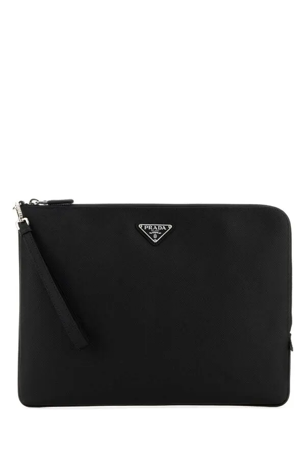 Prada Leather Clutch