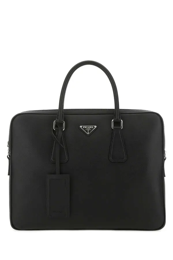 Prada Leather Brief Case
