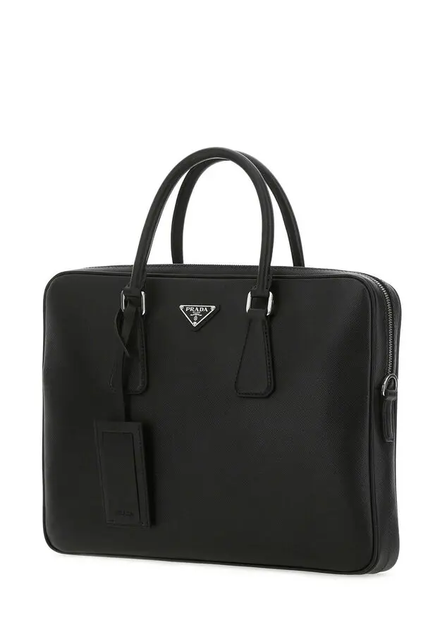 Prada Leather Brief Case