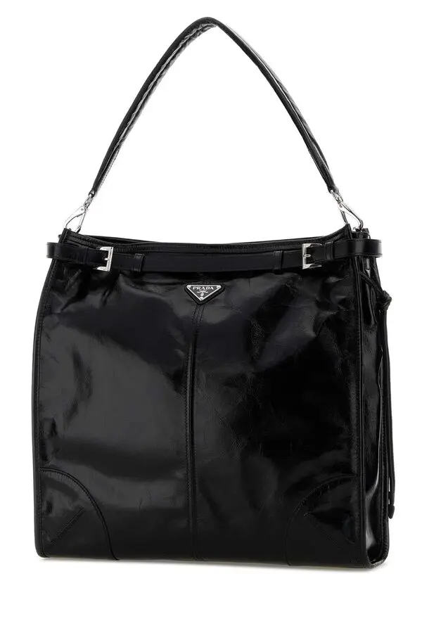 Prada Leather Bonnie Shopping Bag