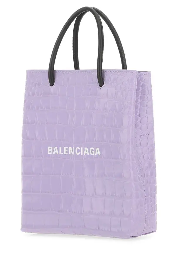 Balenciaga Leather Handbag - Purple