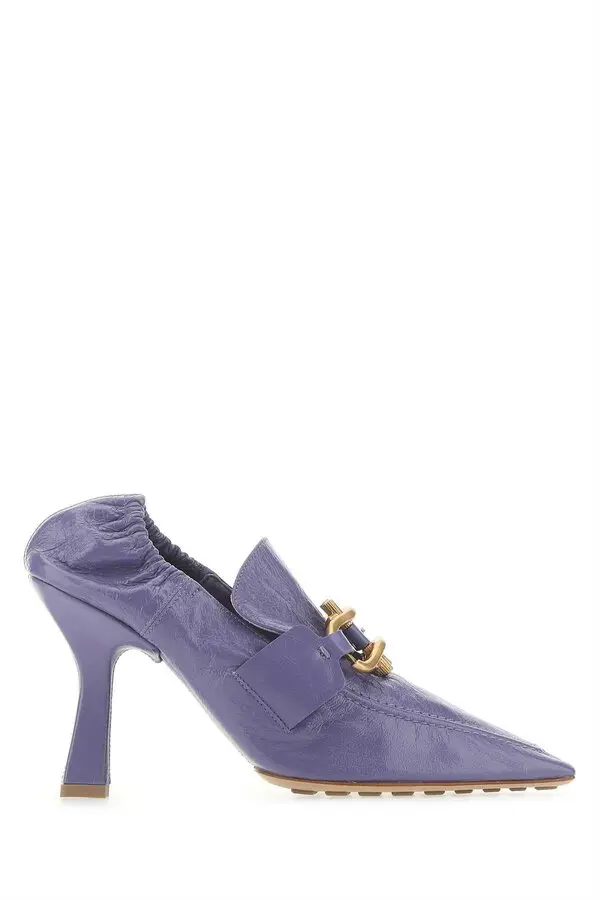 Bottega Veneta Nappa Leather Pumps - Purple