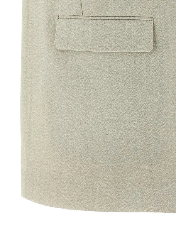 GOLDEN GOOSE Nicole Single-breasted Wool Blend Vest