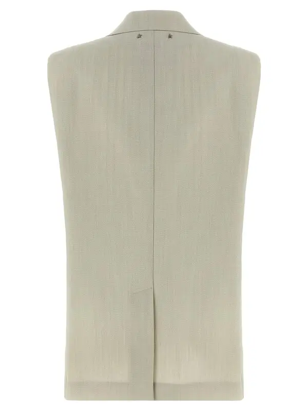 GOLDEN GOOSE Nicole Vest - Cream