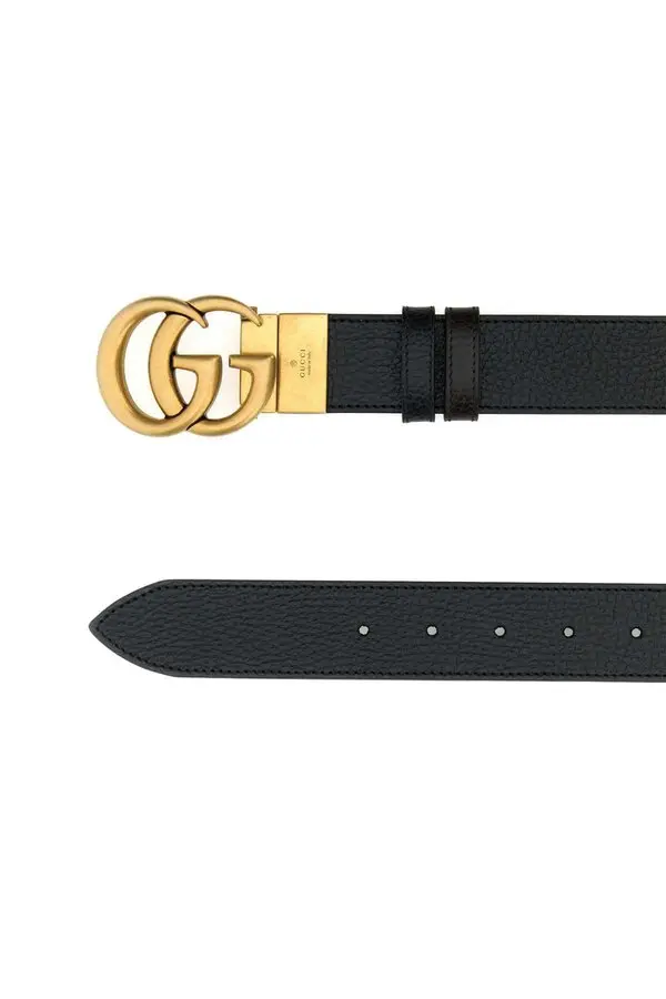 Gucci Leather Reversible Gg Belt