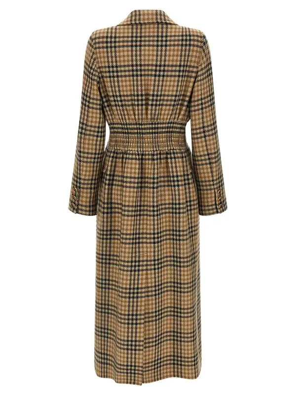 Valentino Garavani Houndstooth Wool Coat