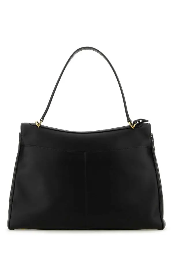Balenciaga Leather Large Rodeo Handbag - Black