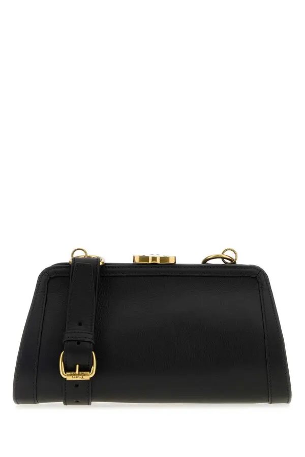 VIVIENNE WESTWOOD Leather Ascot Bag - Black