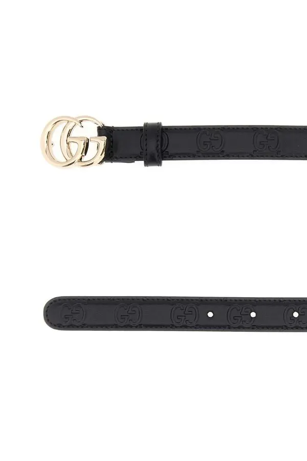 Gucci Leather Gg Marmont Belt