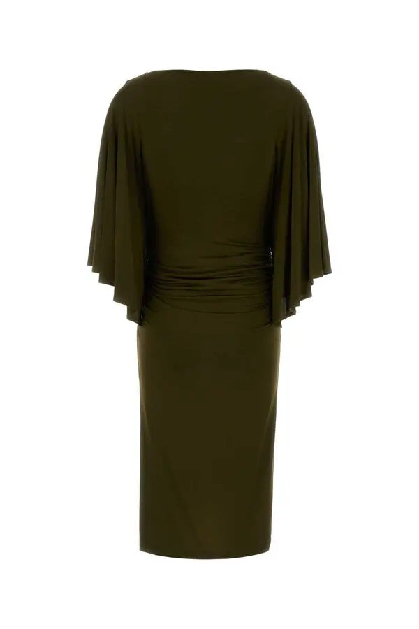 Blumarine Khaki Jersey Dress