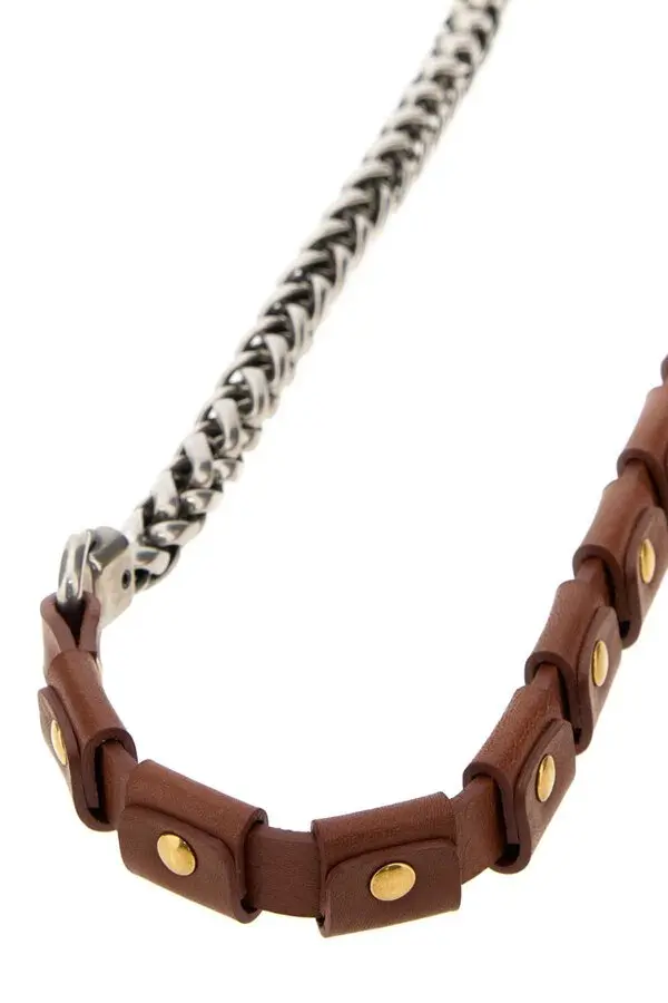 Miu Miu Leather Necklace