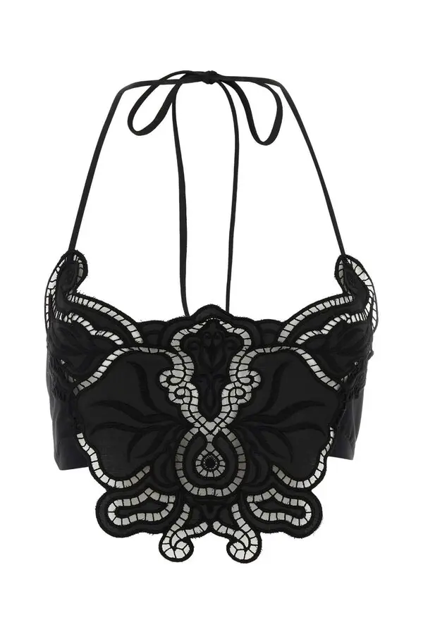 Blumarine Lace Top - Black