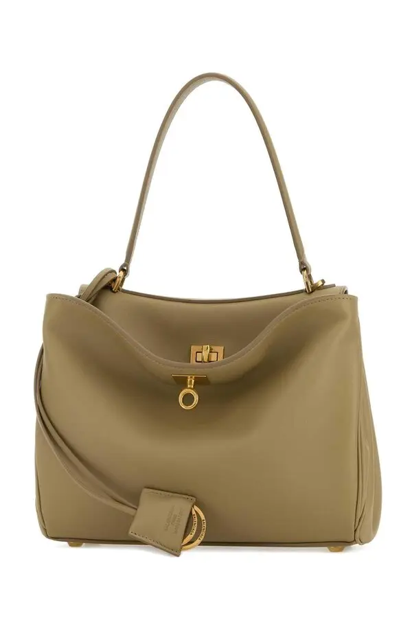 Balenciaga Sage Leather Small Rodeo Handbag - Green
