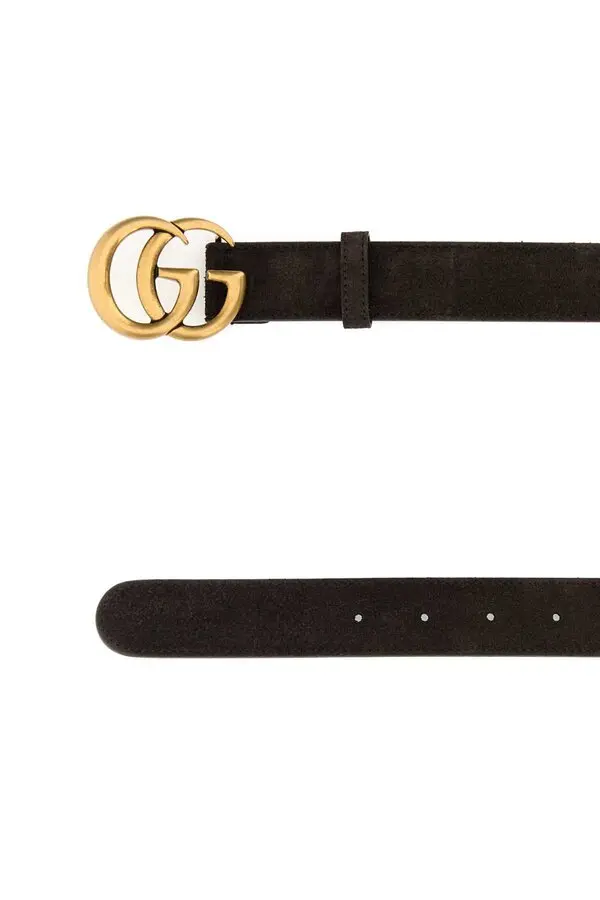 Gucci Dark Suede Belt