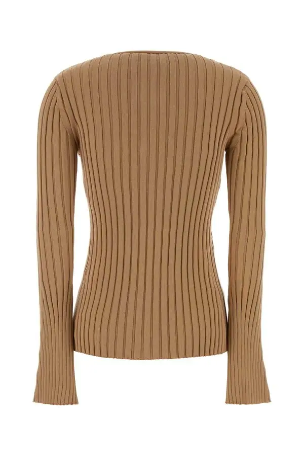 Stella McCartney Camel Cotton Cardigan
