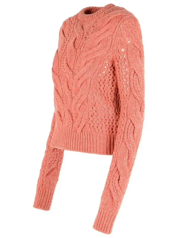 Sportmax Radio Crewneck Sweater - Pink