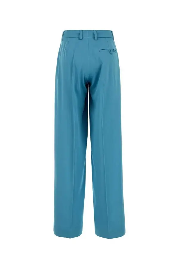 Stella McCartney Light- Satin Wide-leg Pant
