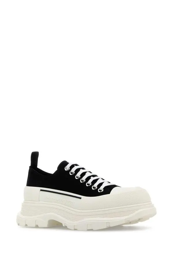 Alexander McQueen Canvas Tread Slick Sneakers
