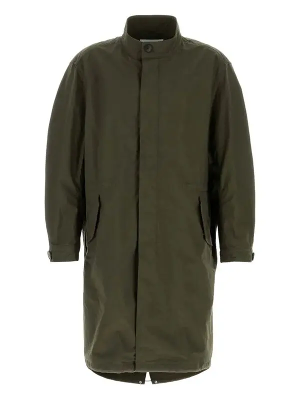 Givenchy Twisted Arm Cotton Parka - Green