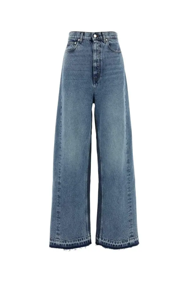 Stella McCartney Denim Ride-leg Jeans - Blue