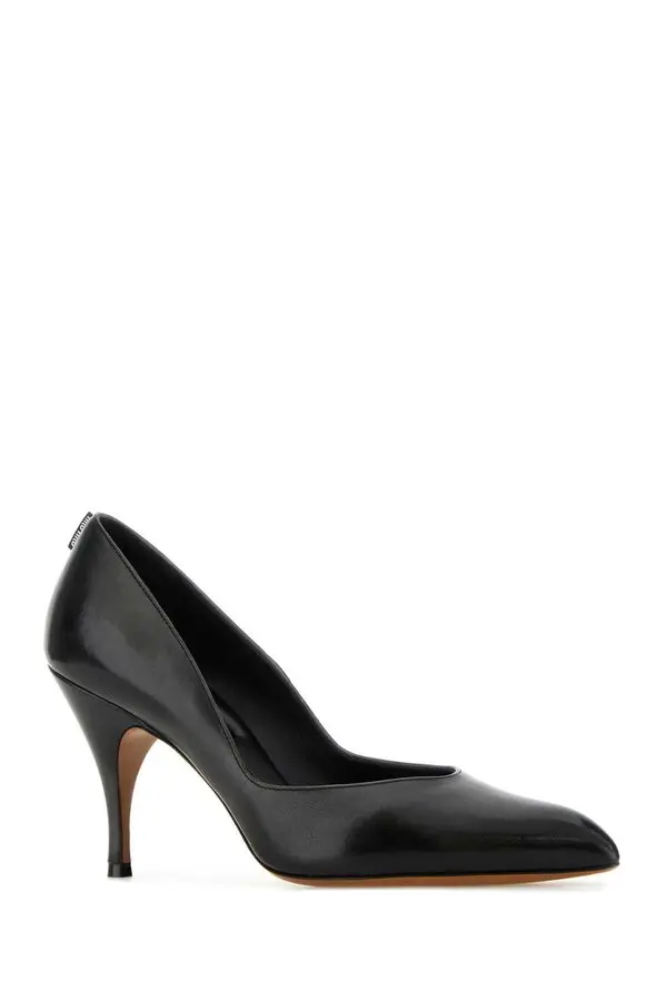Miu Miu Leather Pumps - Black