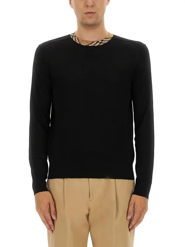 Burberry Wool Jersey - Black