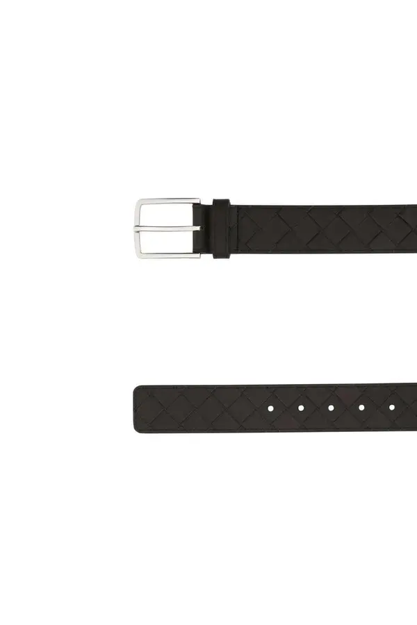 Bottega Veneta Dark Leather Belt