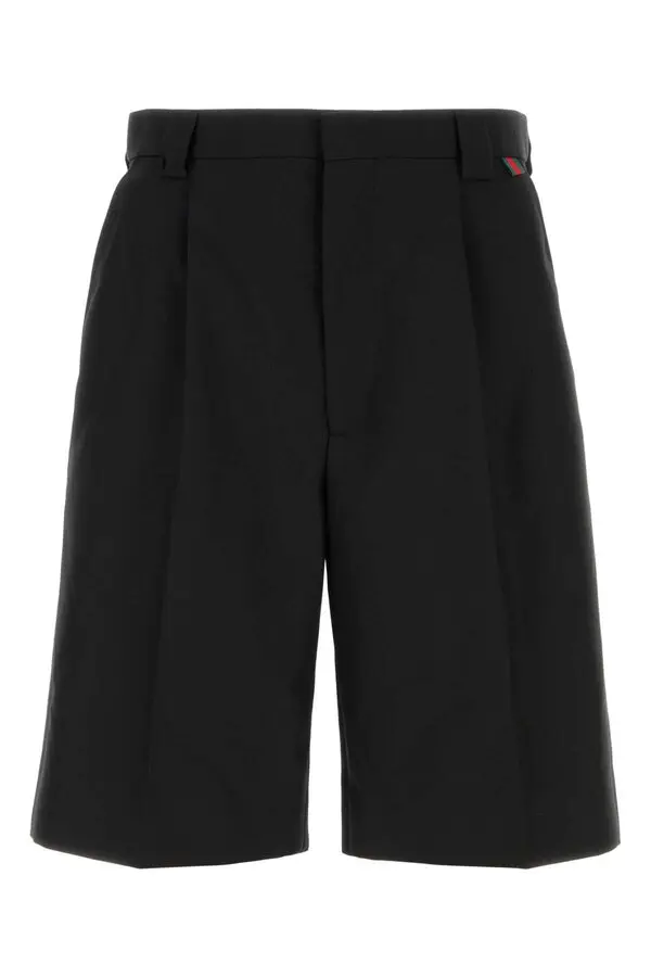 Gucci Twill Bermuda Shorts - Black