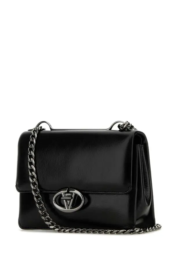 Valentino Garavani Leather Small Vlogo Shoulder Bag
