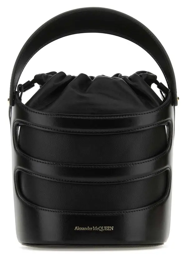 Alexander McQueen Leather The Rise Bucket Bag