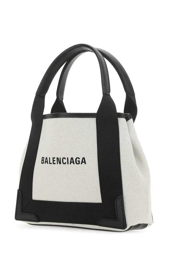 Balenciaga Two-tone Canvas Handbag - Multicolor