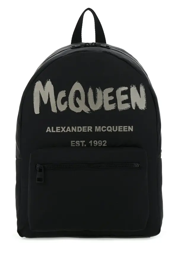 Alexander McQueen Zaino - Black