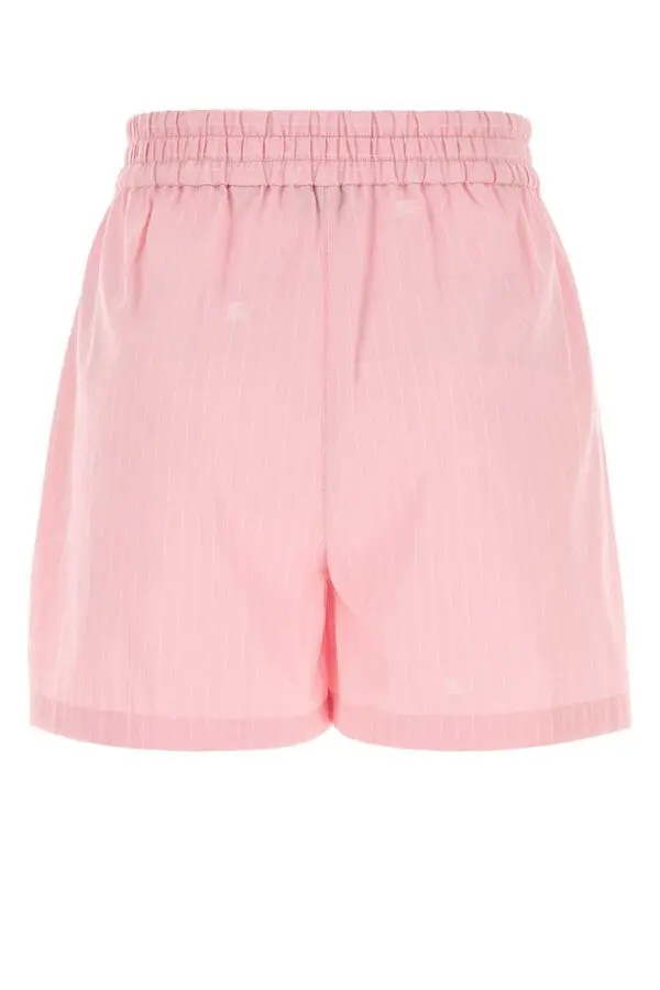 Burberry Embroidered Poplin Shorts