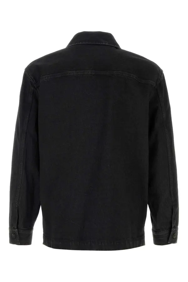 Saint Laurent Denim Overshirt - Black