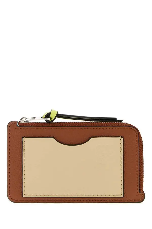 Loewe Caramel Leather Card Holder