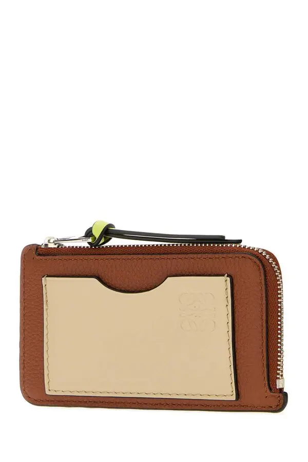 Loewe Caramel Leather Card Holder