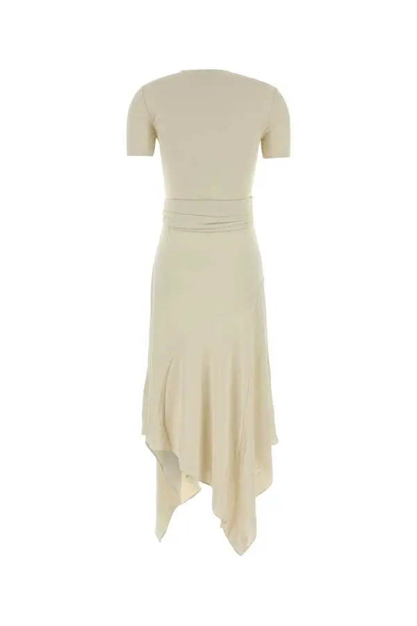 Alaïa Ivory Jersey Dress