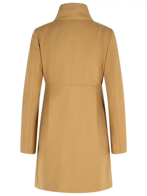 FAY Beige Wool Blend Coat - Cream