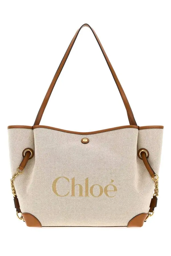 Chloé Clover Shopping Bag - Brown