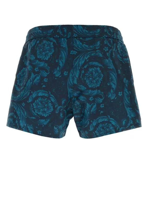 Versace Printed Polyester Swimming Shorts